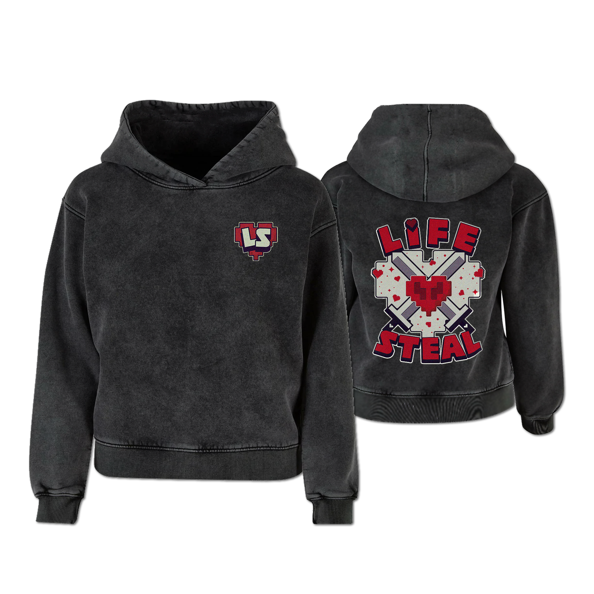 Vintage Lifesteal Hoodie – Lifesteal Merch Store