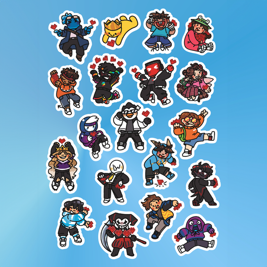 Lifesteal Season 7 Sticker Pack – Lifesteal Merch Store